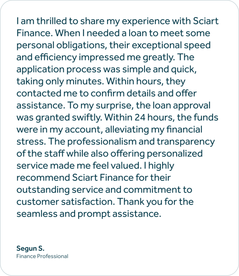 Sciart Finance - Financial Services for the underserved